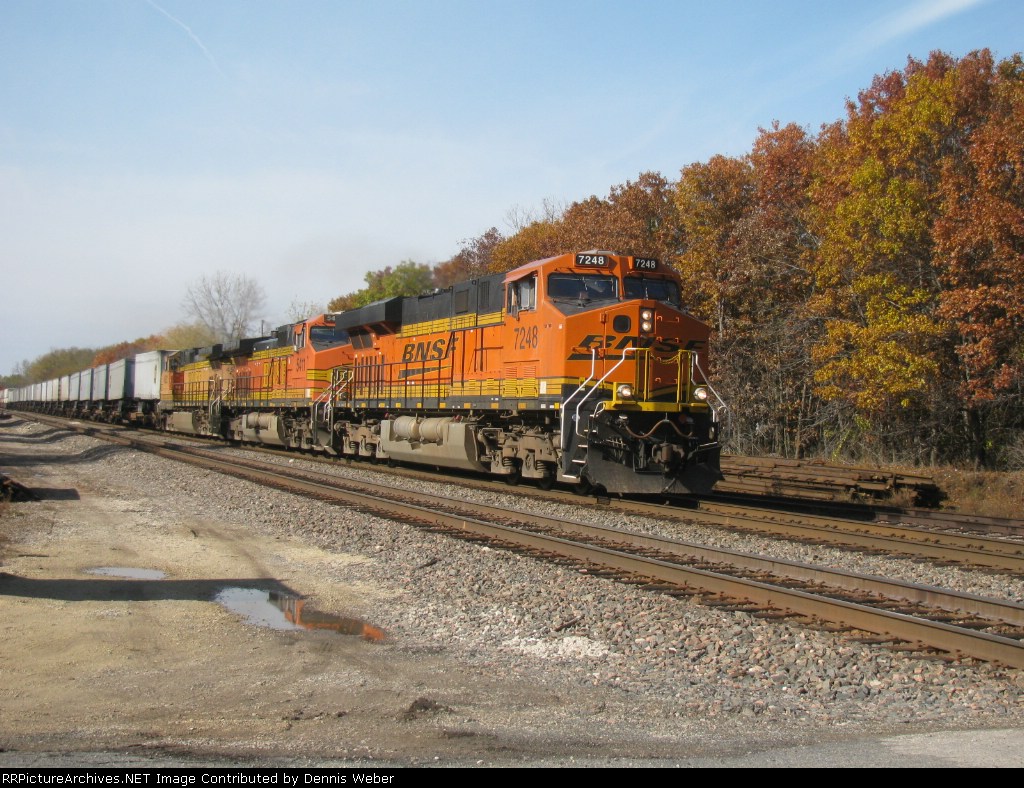 BNSF 7248 BNSF's St.Croix Sub.